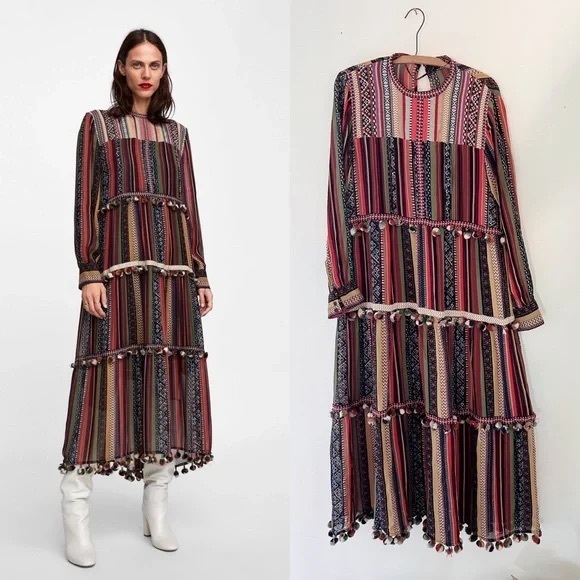 Zara | Dresses | Zara Boho Dresss | Poshmark